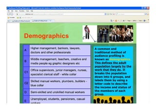 Demographics handout | DOC