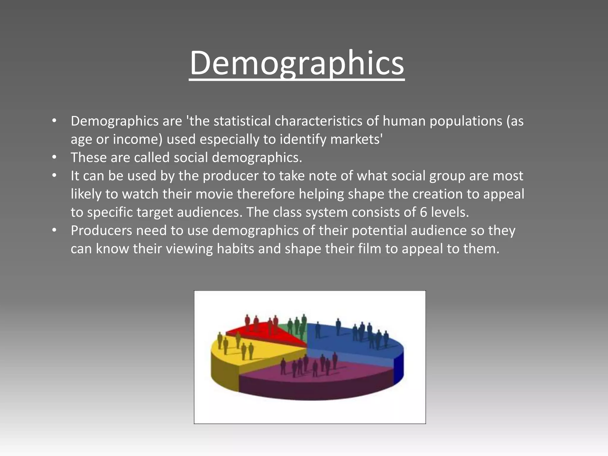 Demographics media | PPT