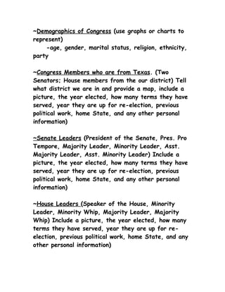 Demographics Of Congress | DOC