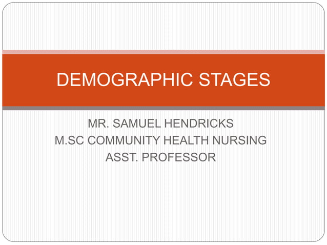 Demographic stages | PPTX | Science