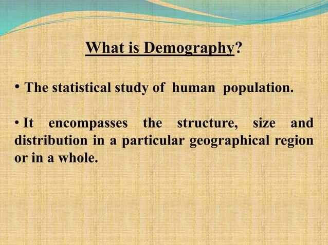 Demographic transition model | PPTX