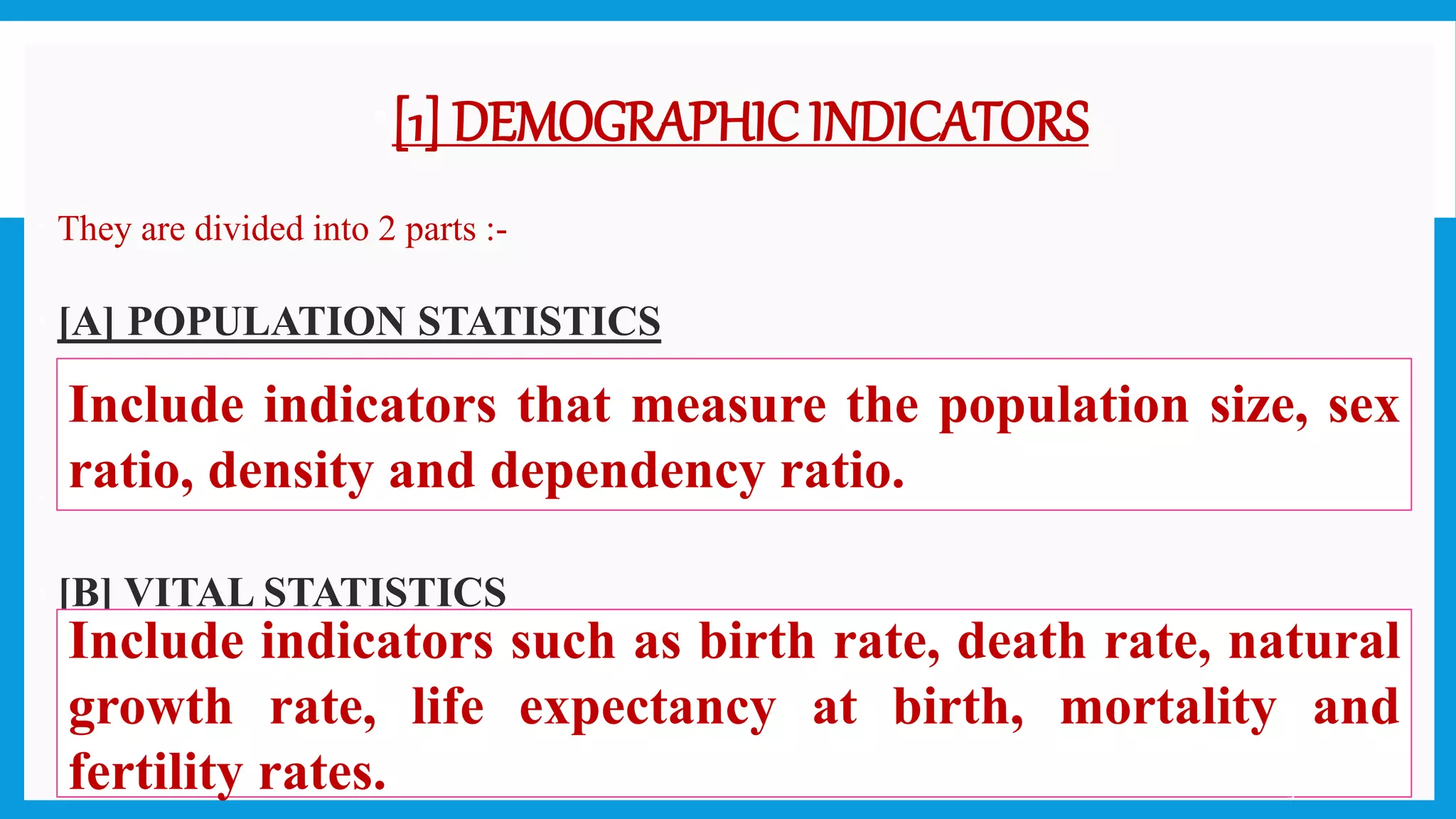 Demographic trends in india | PPTX