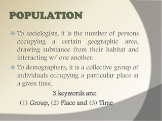 Demography | PPTX