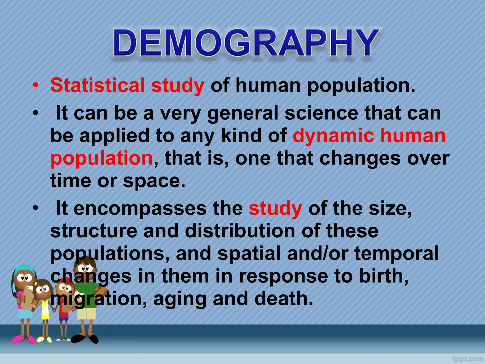 Demography | PPT