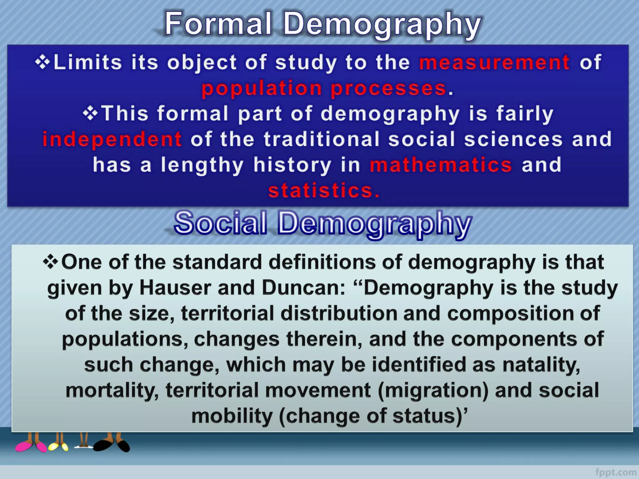 Demography | PPT | Science