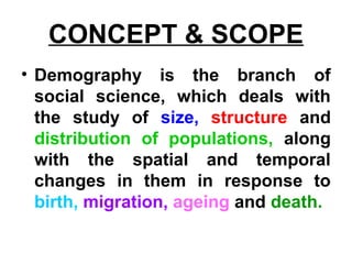 Demography | PPT