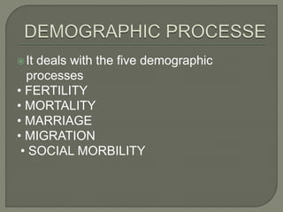Demography | PPTX