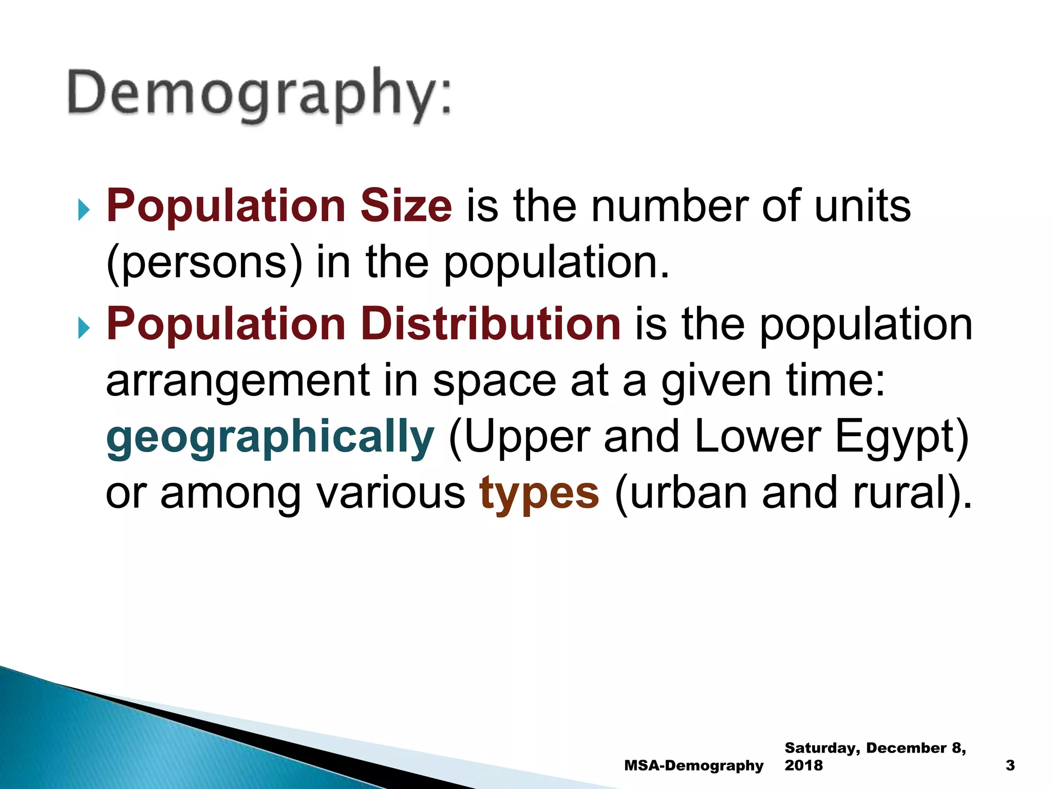 Demography | PPT