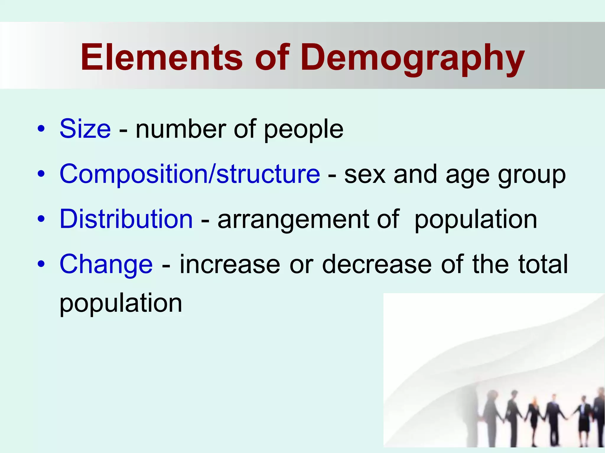 Demography | PPT