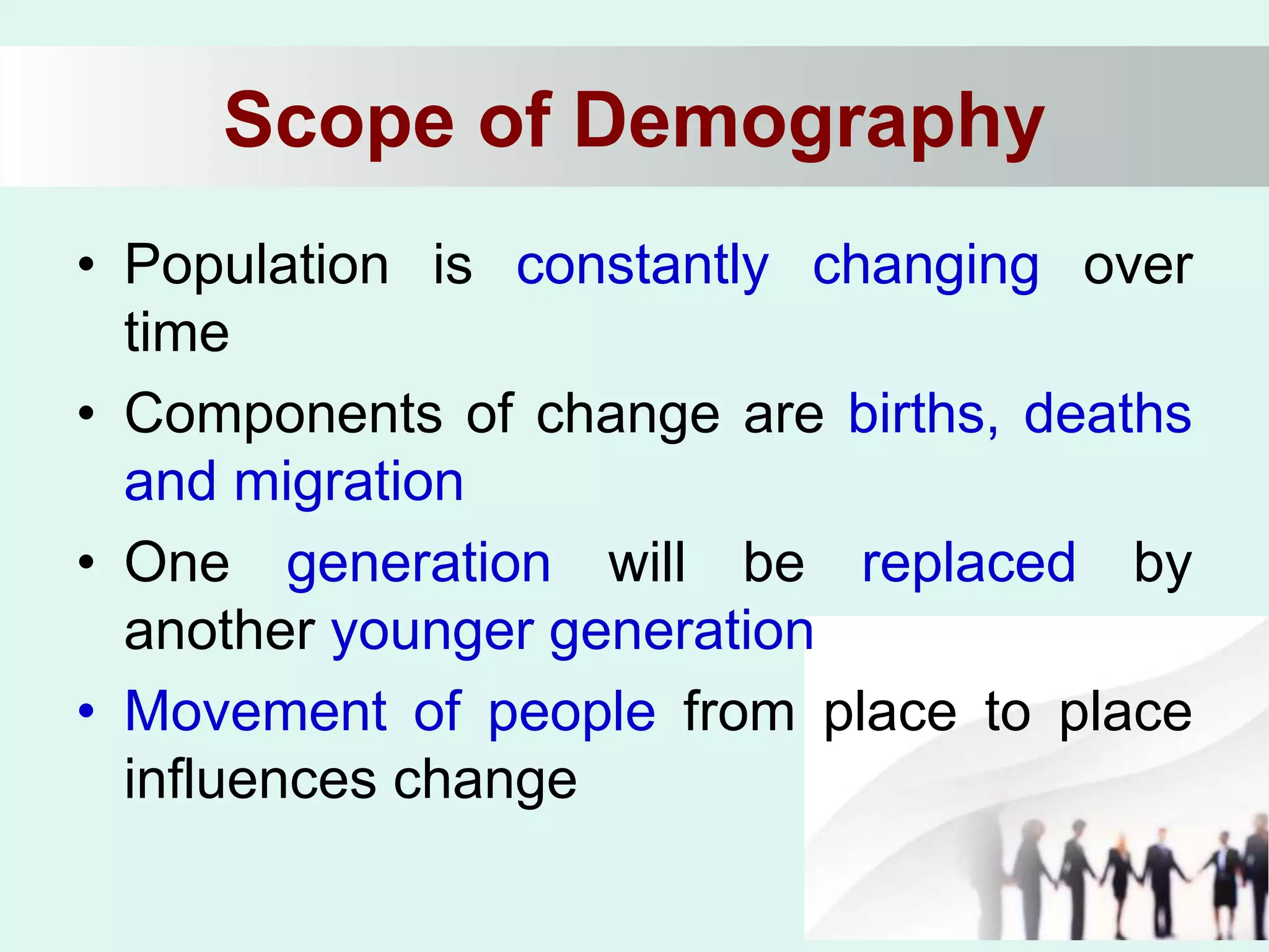 Demography | PPT
