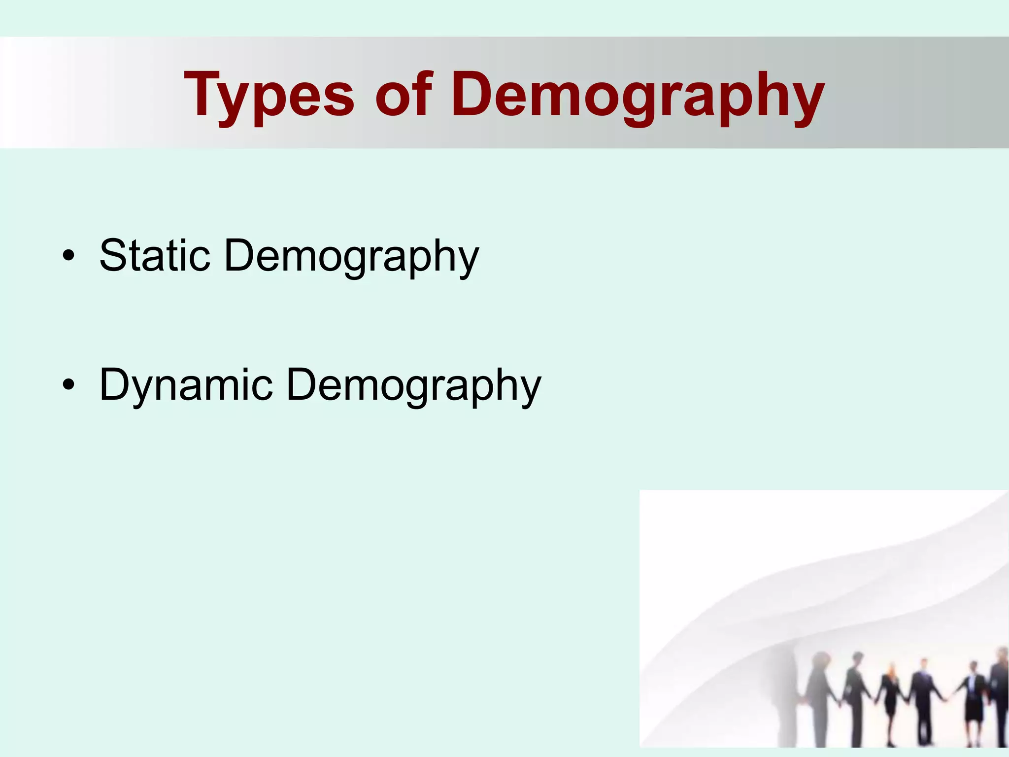 Demography | PPT