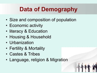 Demography | PPT