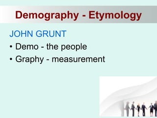 Demography | PPT