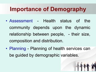 Demography | PPT