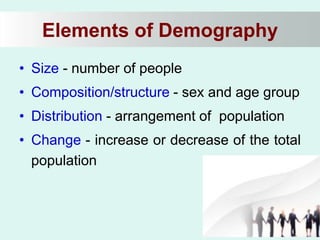 Demography | PPT