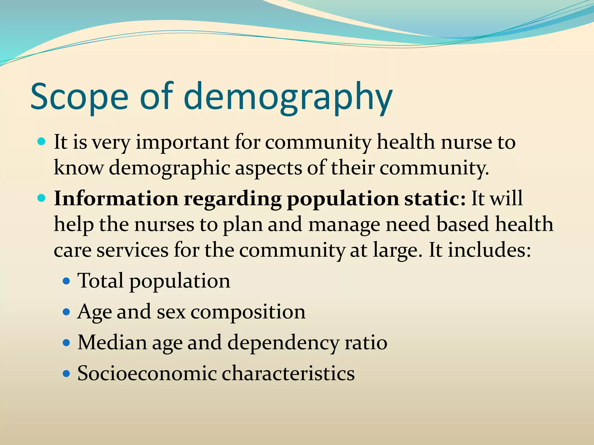 Demography | PPTX