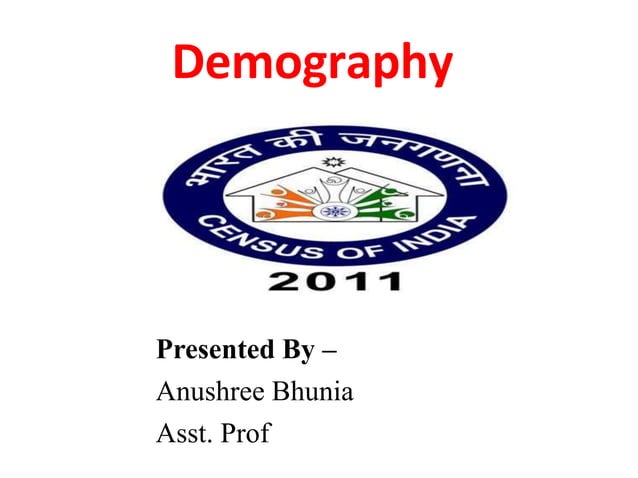 demography.pptx demography details history | PPT
