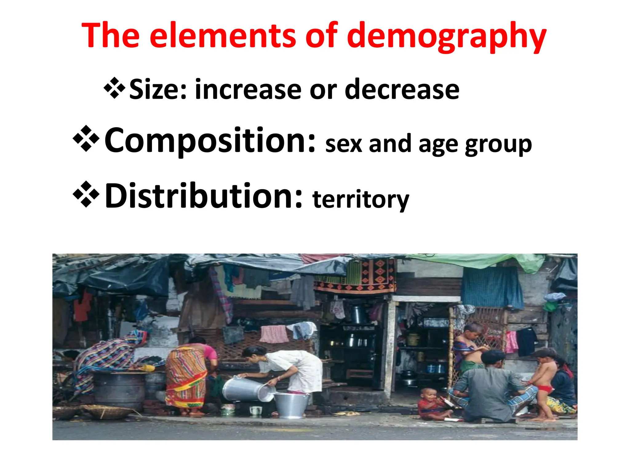 demography, scope, aims, objectives details | PPTX