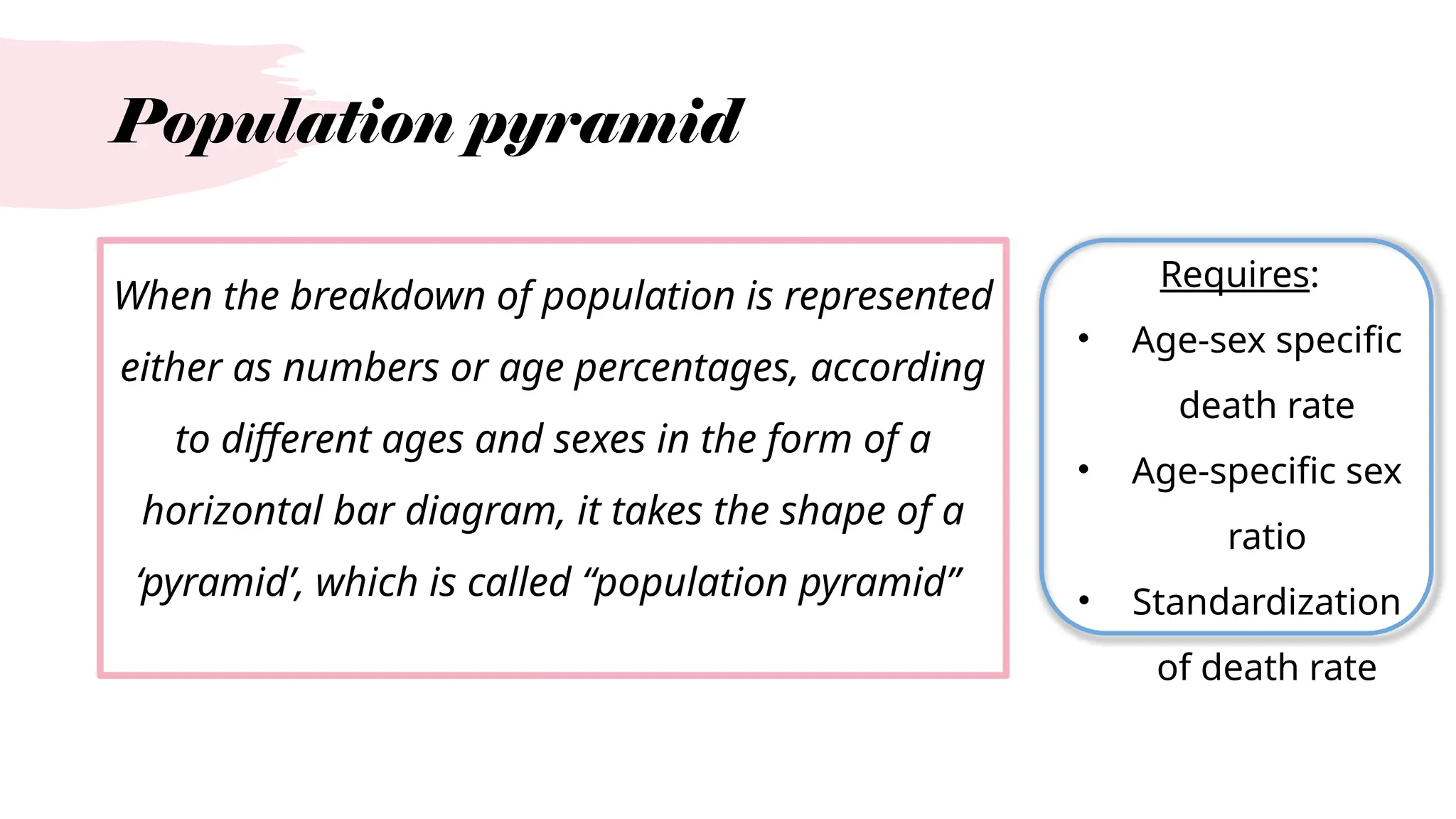 DEMOGRAPHY-PRINCIPLES, CYCLE, VITAL STATISTICS | PPTX