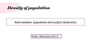 DEMOGRAPHY-PRINCIPLES, CYCLE, VITAL STATISTICS | PPTX