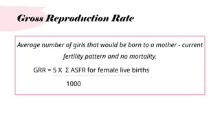 DEMOGRAPHY-PRINCIPLES, CYCLE, VITAL STATISTICS | PPTX