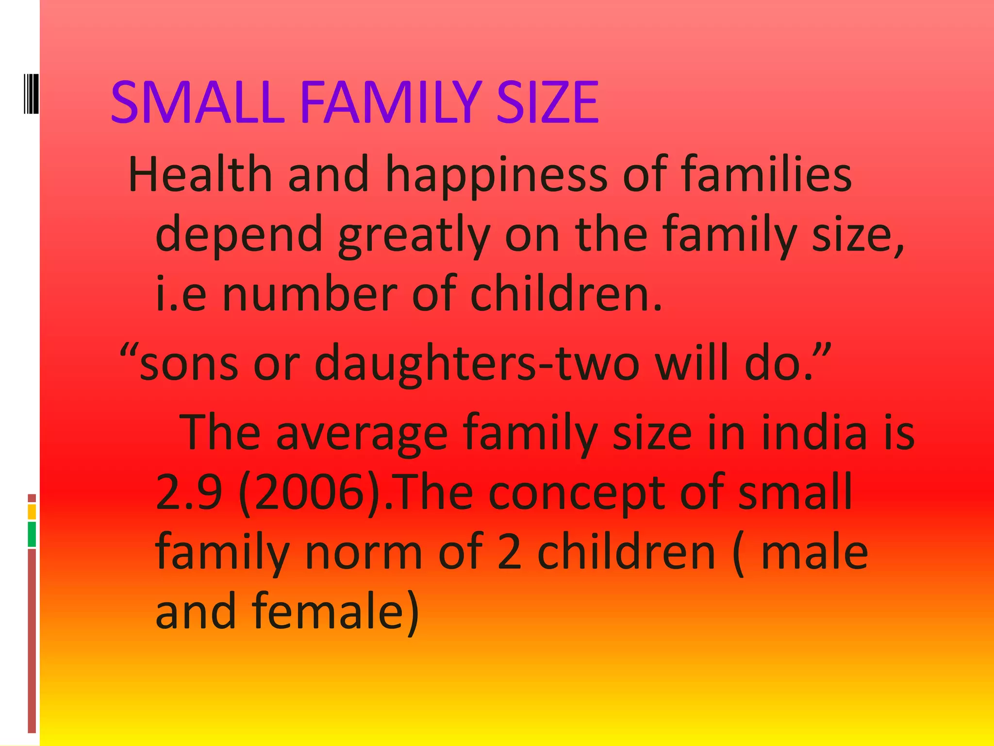 Demography and Family planning | PPTX