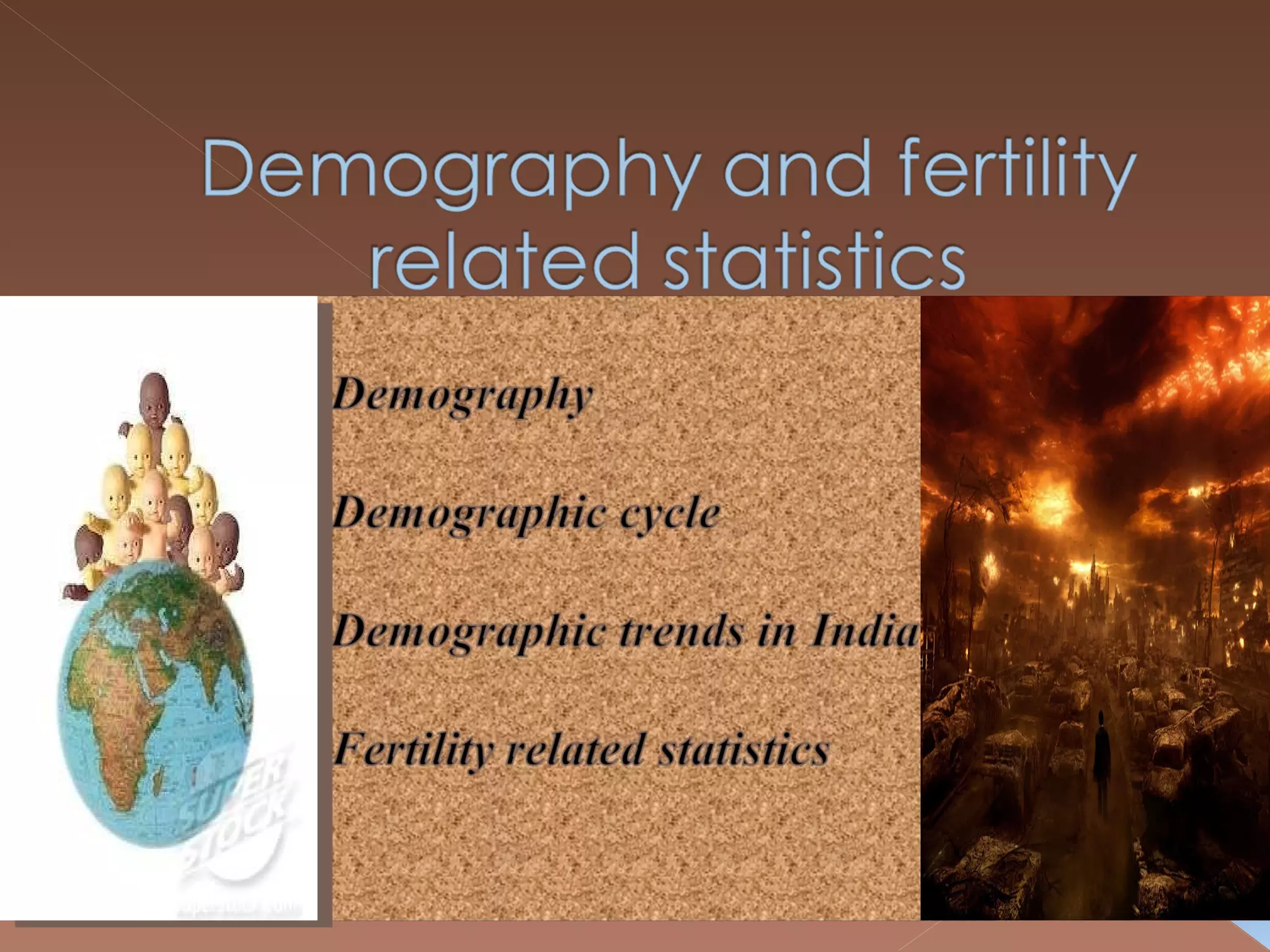 Demography and fertility related statistics 2 | PPT