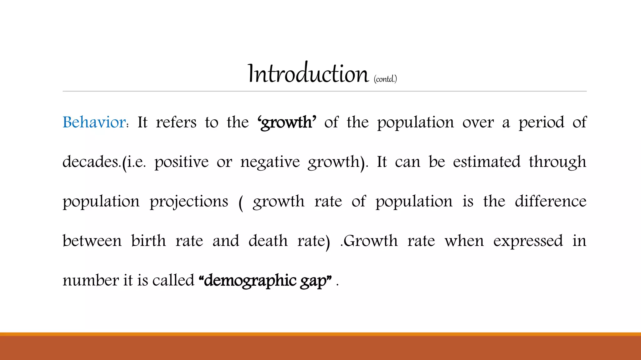 Demography | PPTX