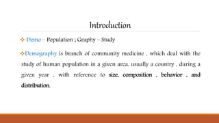 Demography | PPTX
