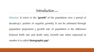 Demography | PPTX