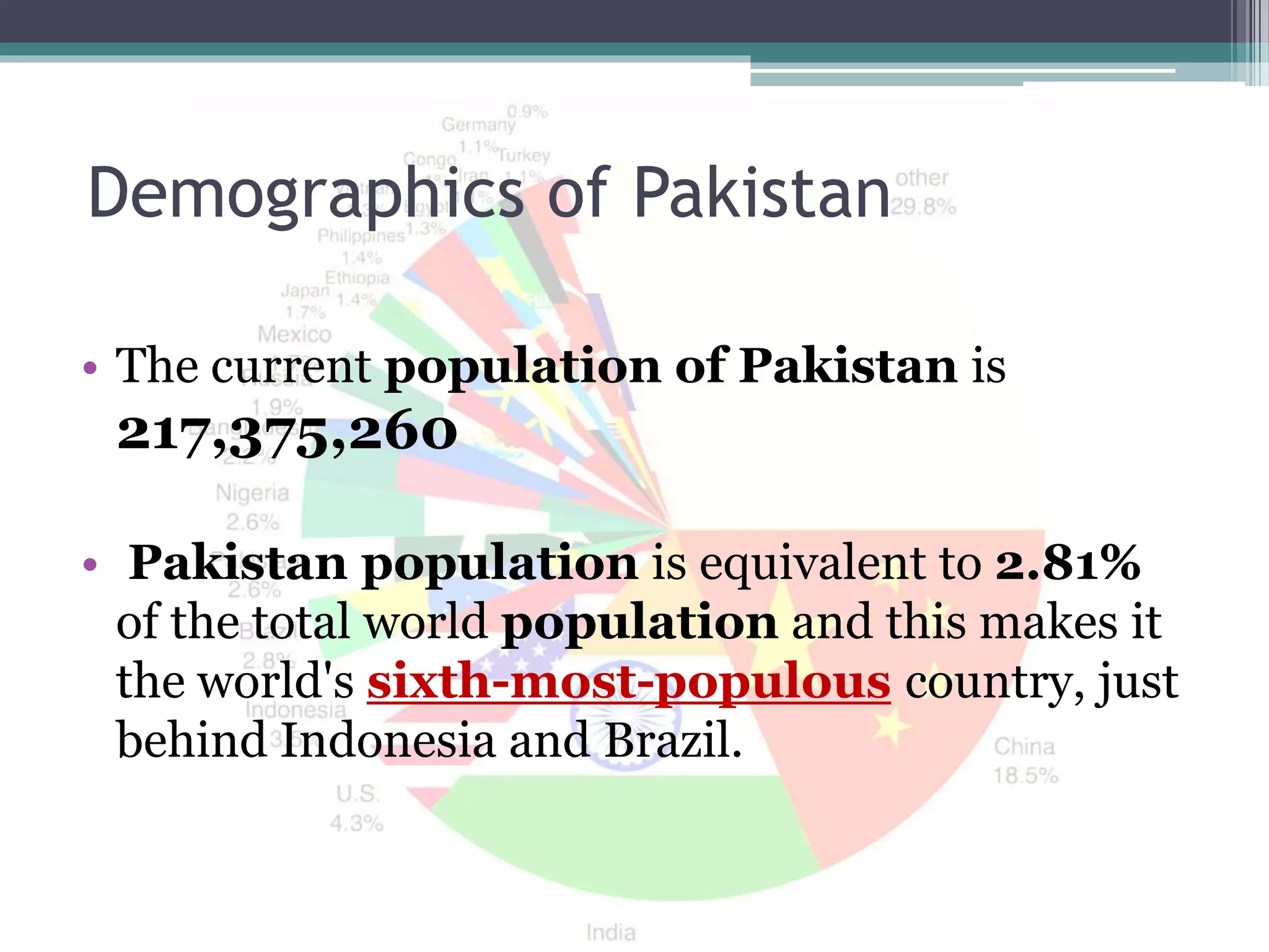 Demography presentation | PPTX