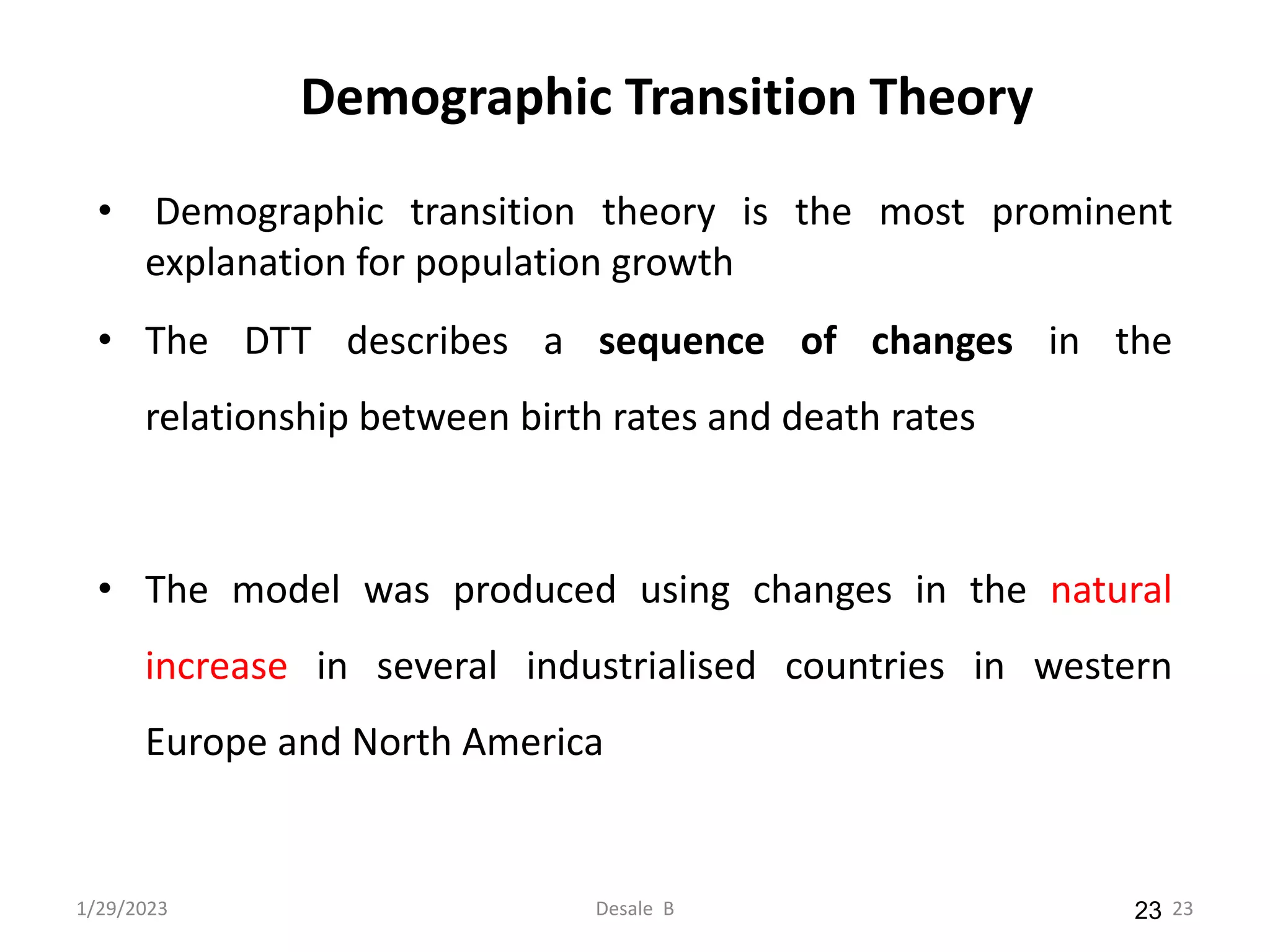 introduction to demography | PPTX