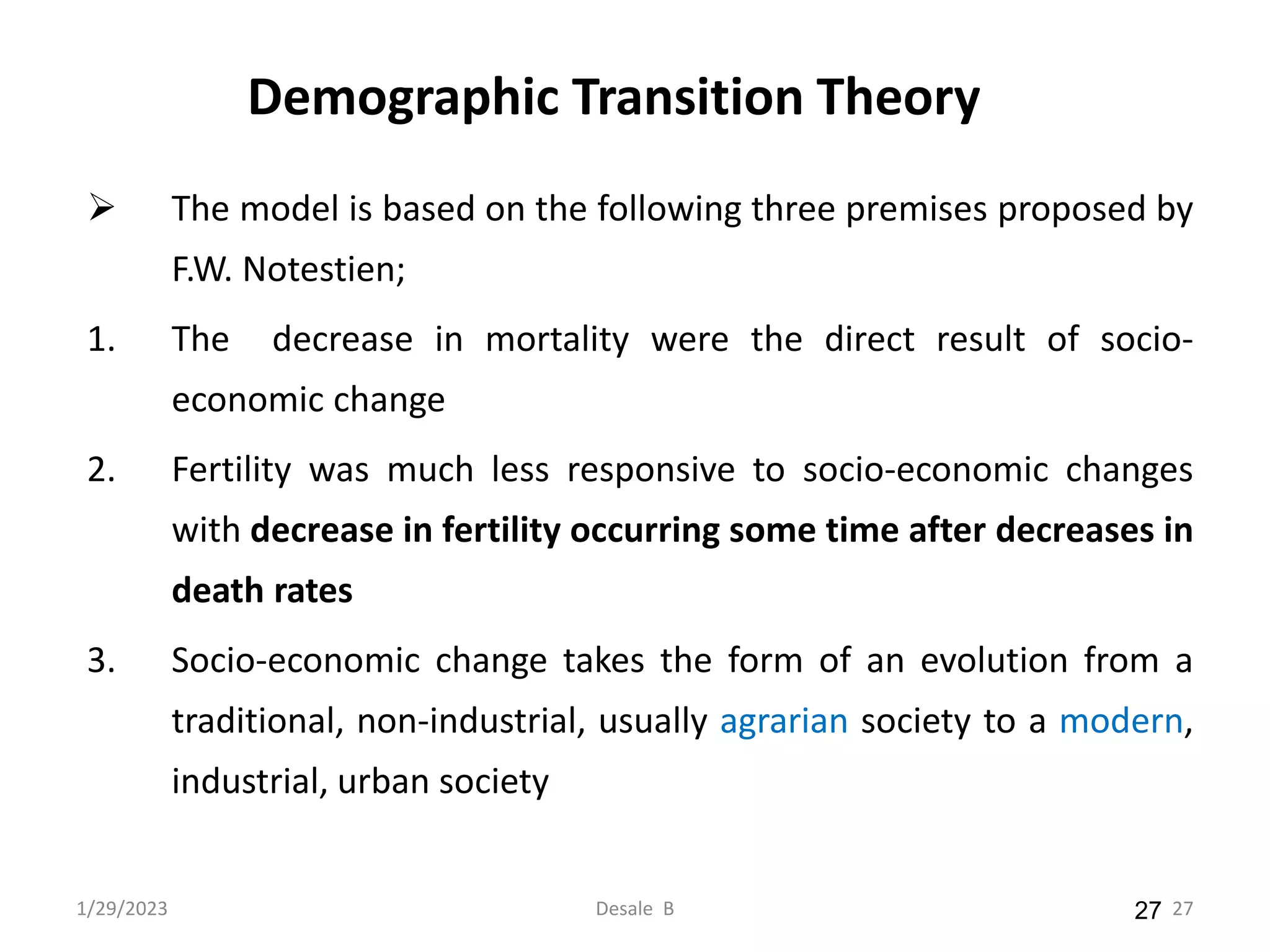 introduction to demography | PPTX