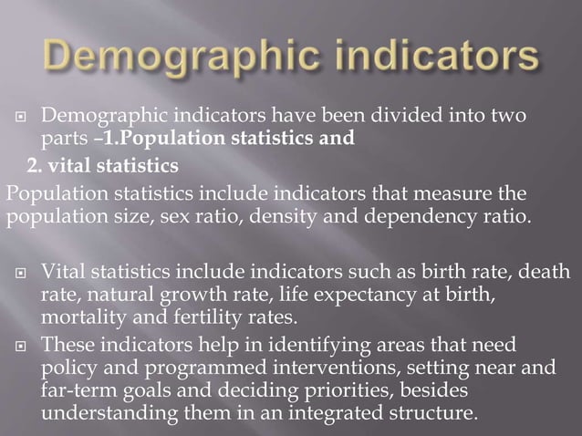 Demography lecture ppt | PPTX