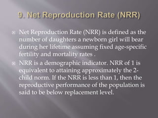Demography lecture ppt | PPTX