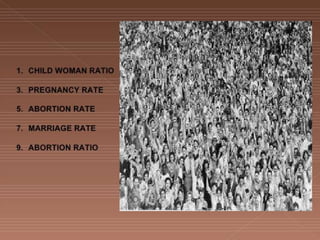 Demography lecture ppt | PPTX