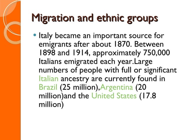 Demography of Italy | PPT