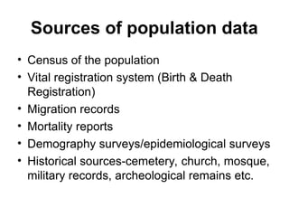 Demography & Population Dynamics for Medical Student.ppt