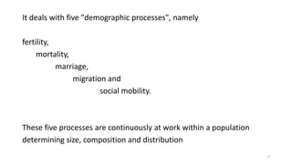 Demography, population explosion n demographic trends | PPT