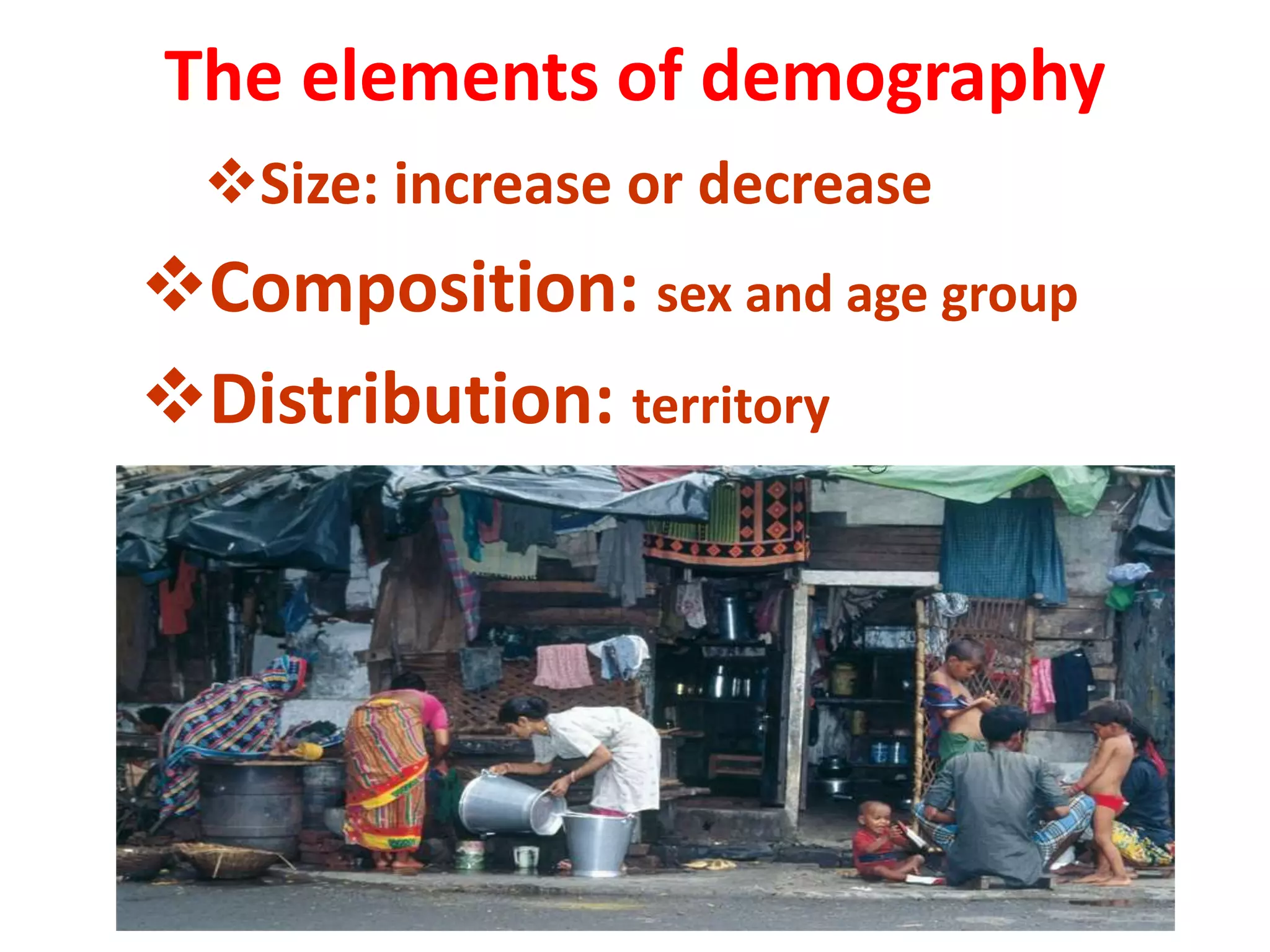 Demography ppt | PPTX