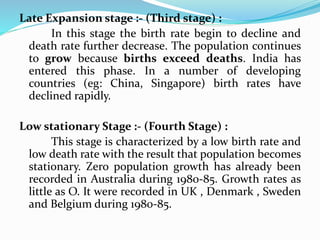 Demography ppt | PPTX