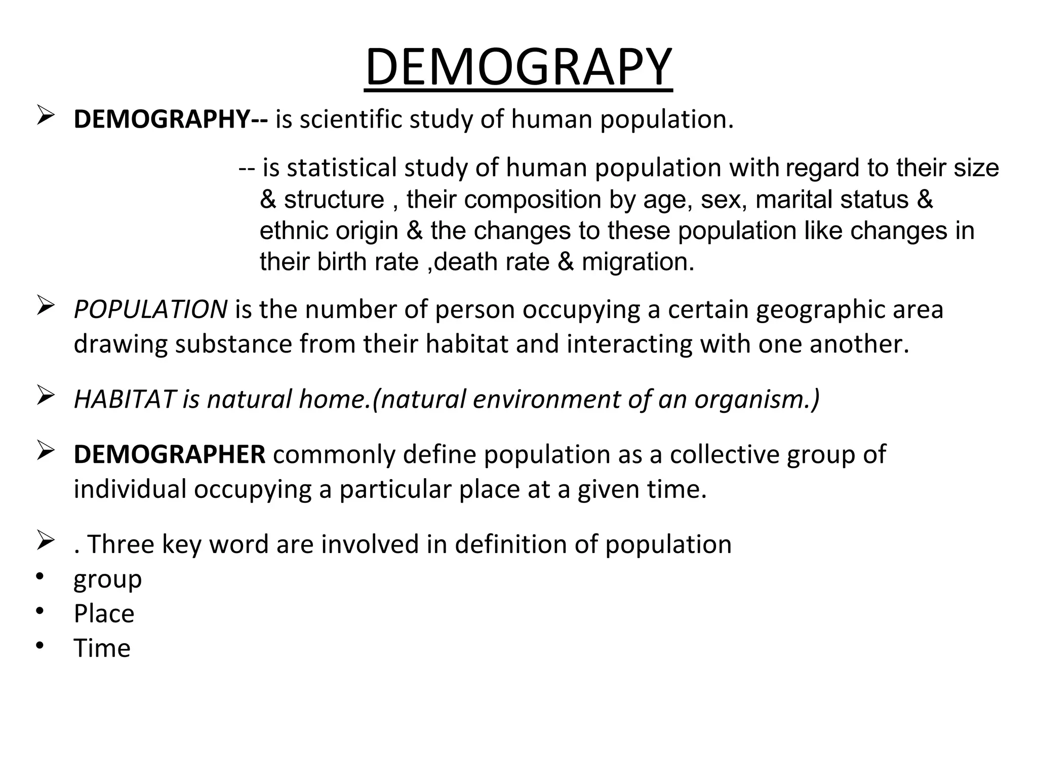 Demography ( dr.sanjeev sahu) | PPT
