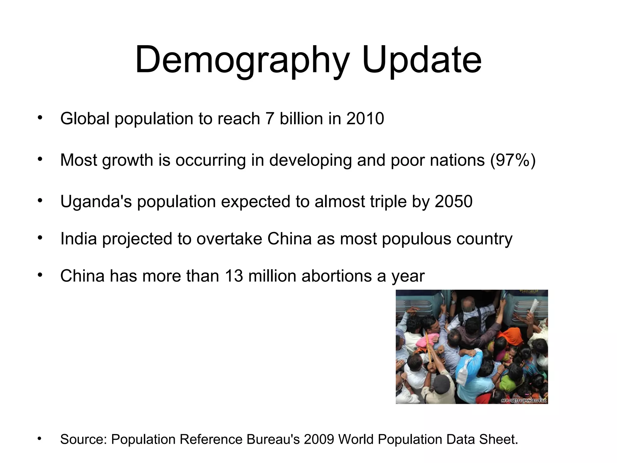 Demography update | PPT
