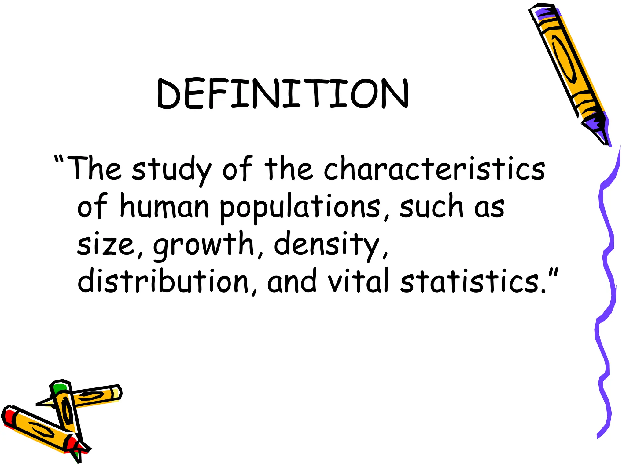 DEMOGRAPHY in community health nursing, study about the population | PPT