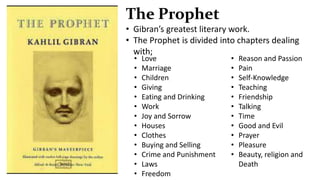 ON WORK by Kahlil Gibran | PPTX