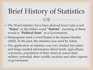Statistics | PPTX