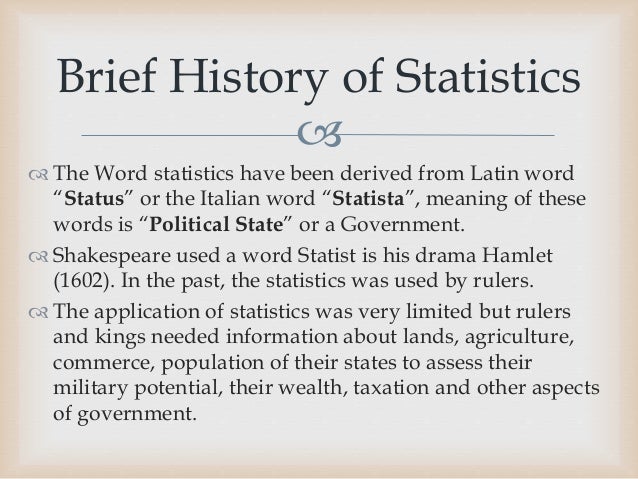 History of statistics - Alchetron, The Free Social Encyclopedia