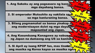 Demo NASYONALISMO SA Japan | PPTX