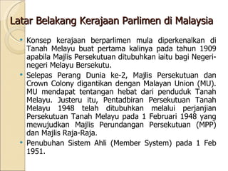 Demokrasi berparlimen bab 10 | PPT