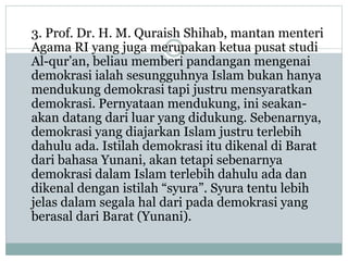 Demokrasi dalam islam | PPTX